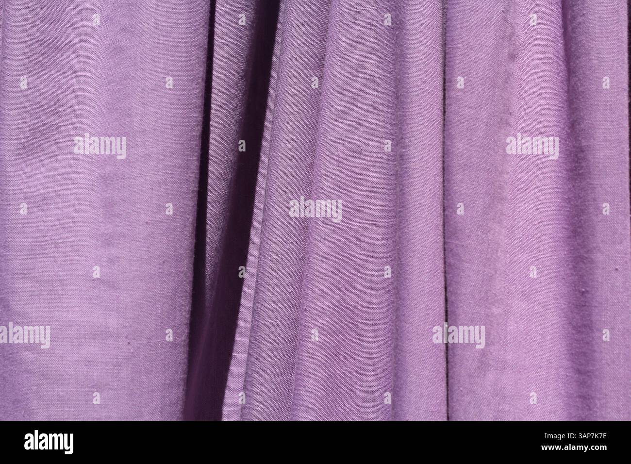Close up textured background of draped purple fabric Stock Photo - Alamy