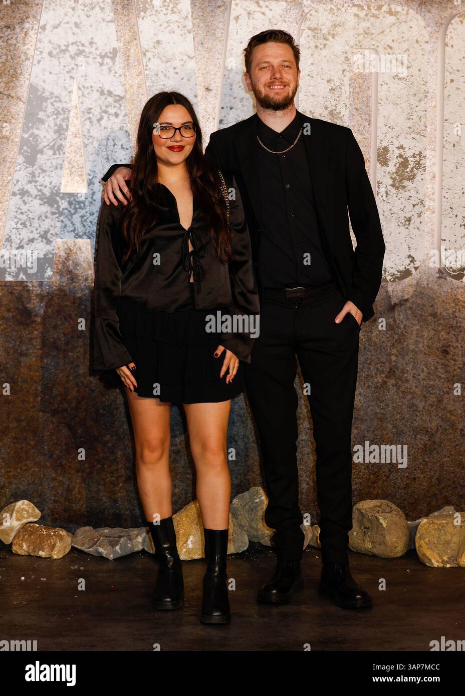 London, UK. 15th Apr, 2025. Michico Cara Rimmer and Callum Knight ...