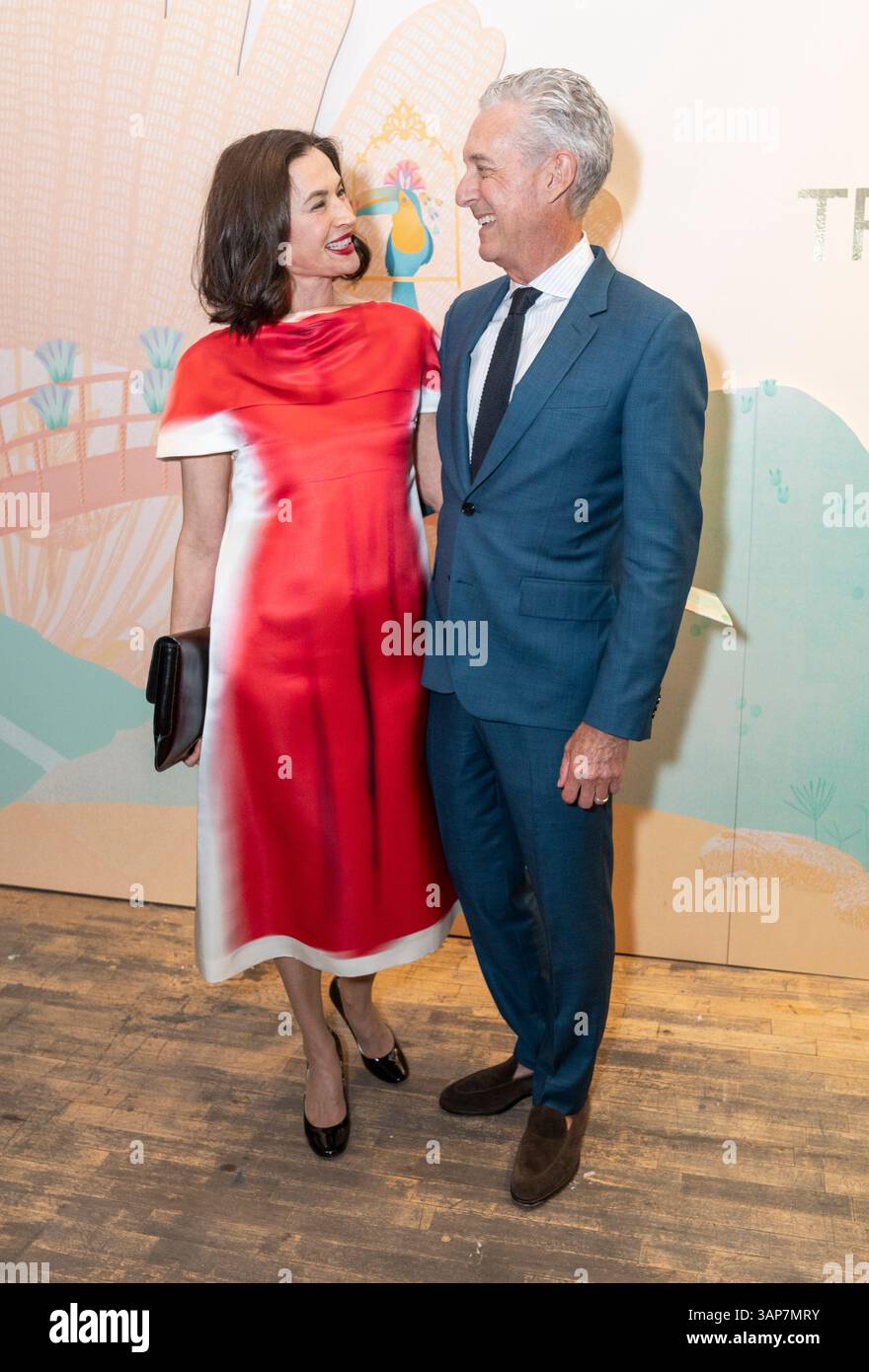 New York, United States. 15th Apr, 2025. Annette Roque and David Kratz ...