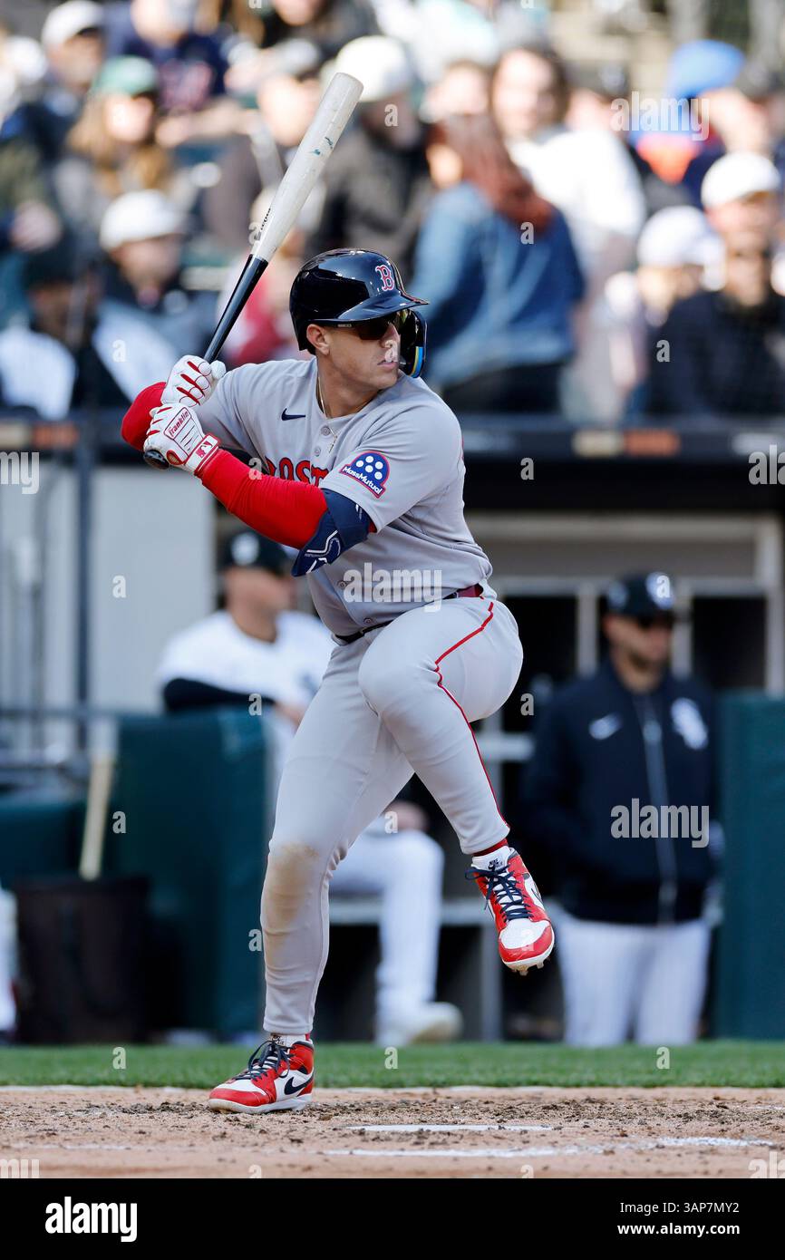 CHICAGO, IL - APRIL 12: Boston Red Sox first baseman Romy Gonzalez (23 ...
