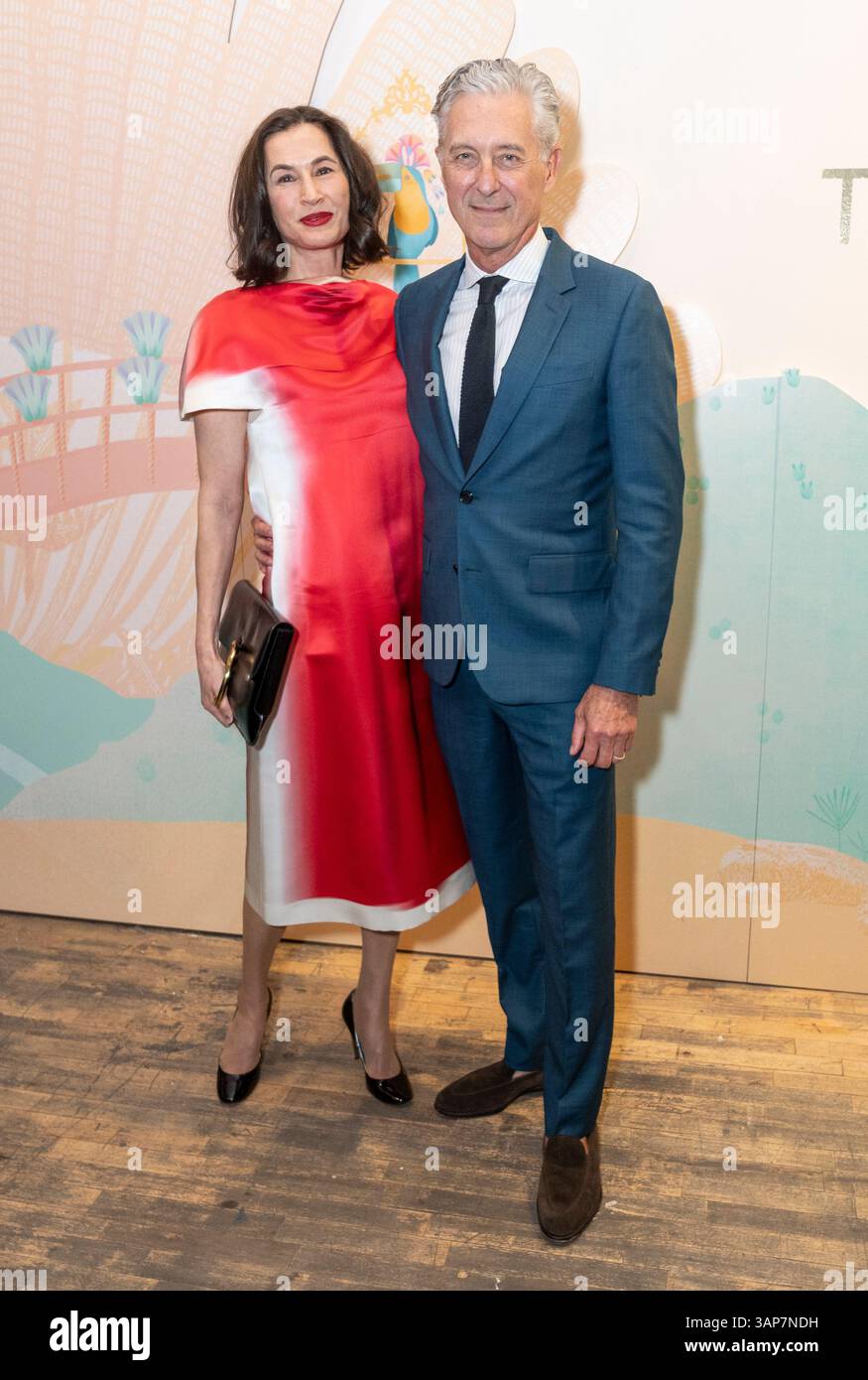 New York, United States. 15th Apr, 2025. Annette Roque and David Kratz ...
