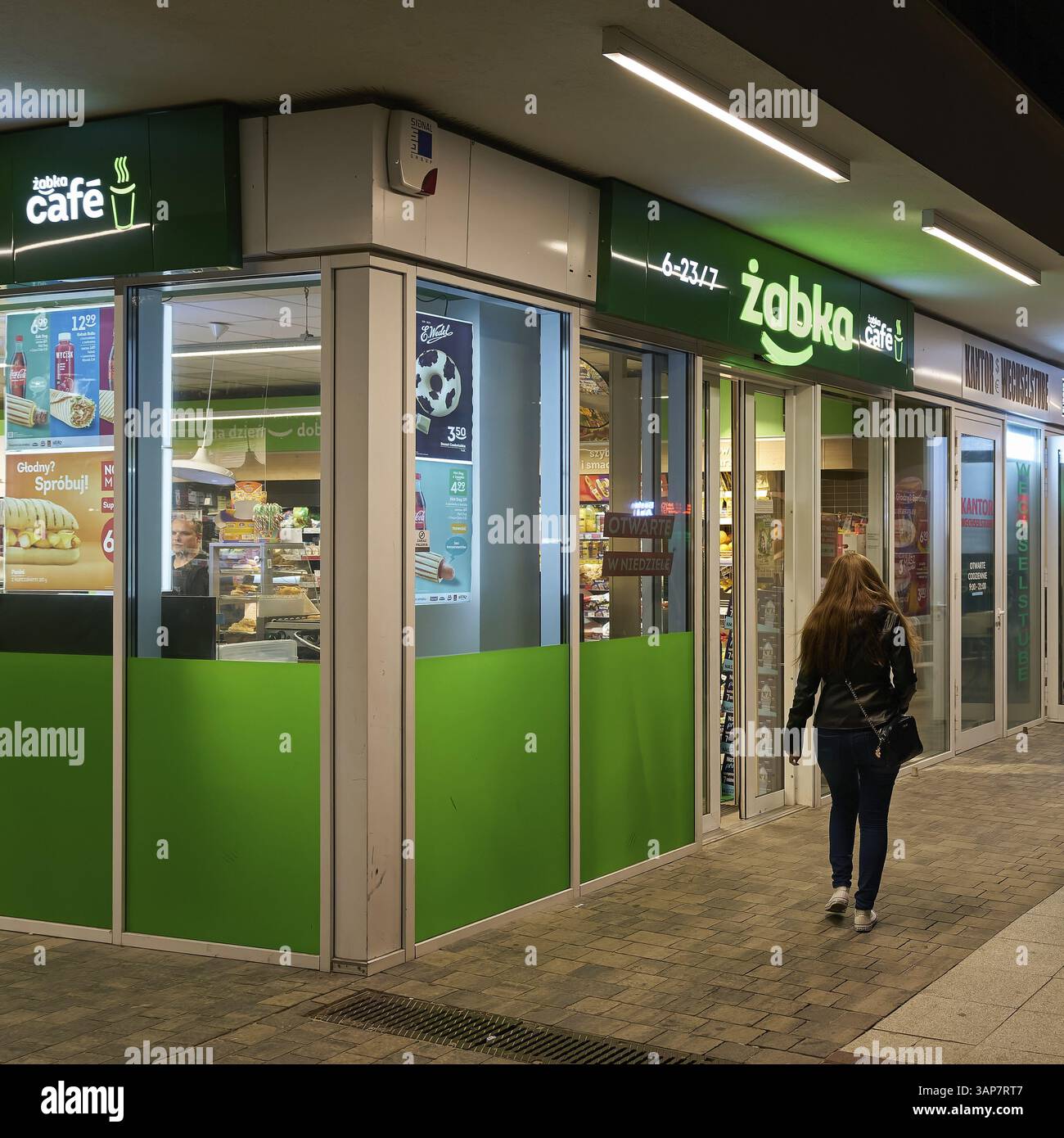 Shop of the Polish retail company Zabka in Poland Stock Photo - Alamy