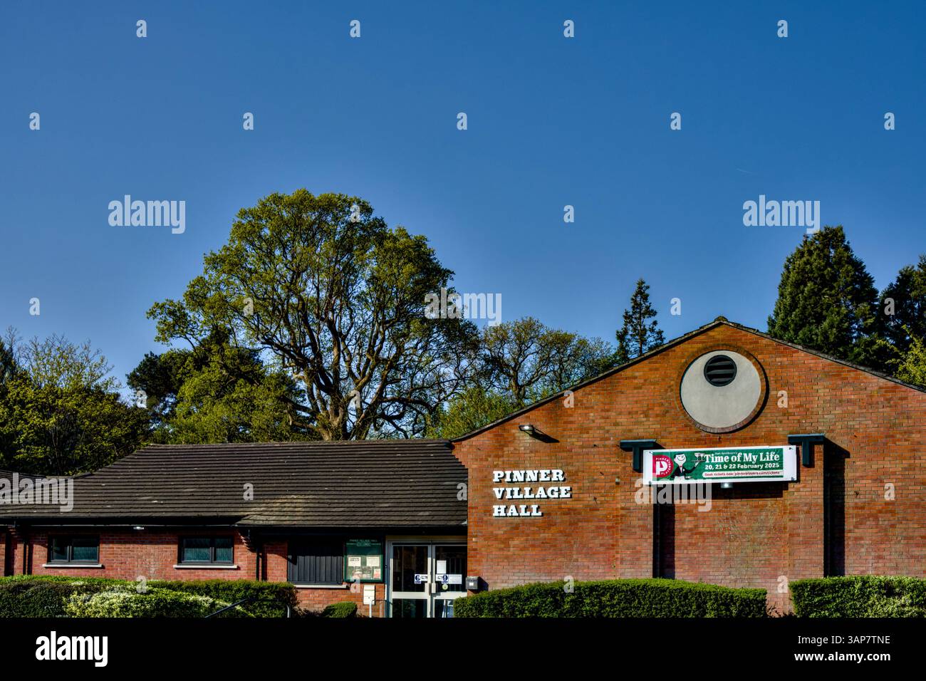 Village Hall, Pinner, Borough of Harrow, London, England, U.K Stock ...