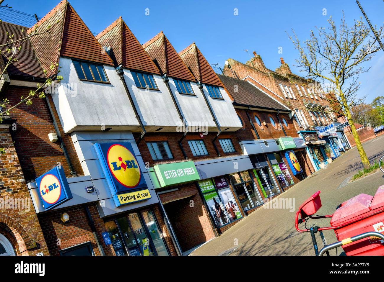 Bridge Street Shops, Pinner Town Centre, Borough of Harrow, London, U.K ...