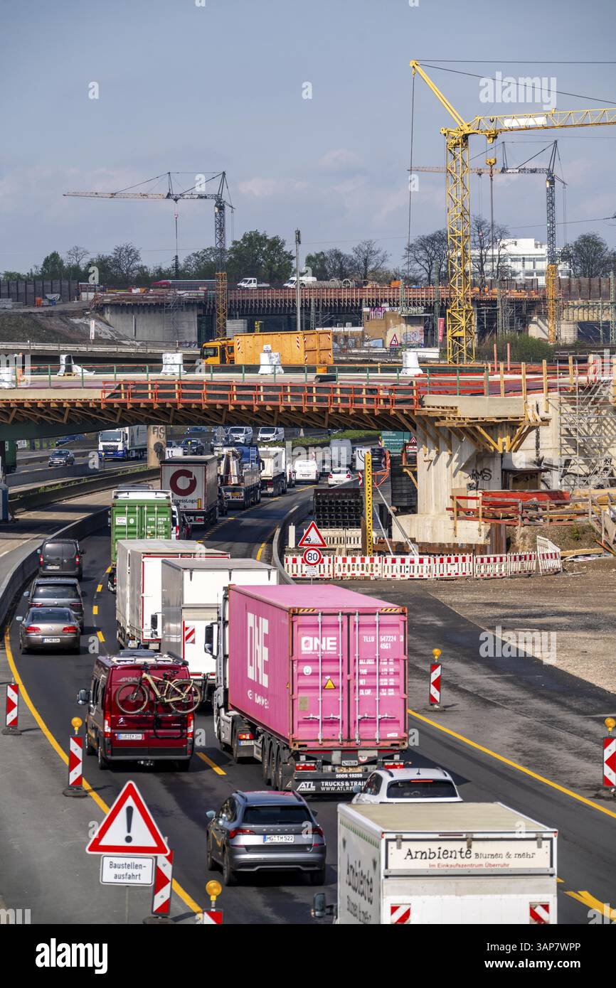 Duisburg-Kaiserberg motorway junction, complete reconstruction and new ...
