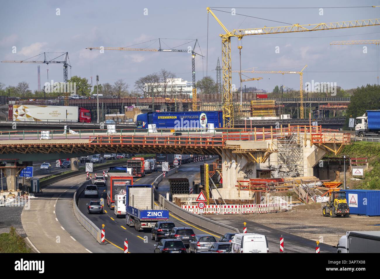 Duisburg-Kaiserberg motorway junction, complete reconstruction and new ...