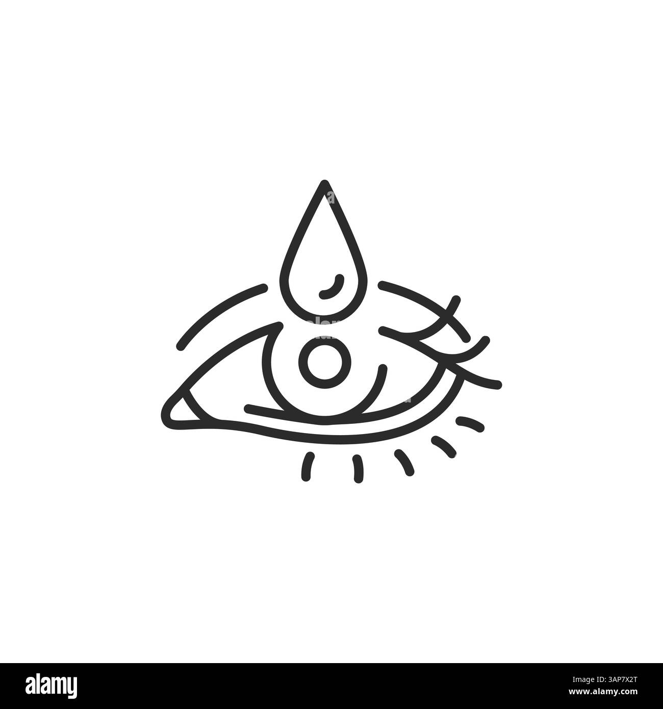 Antihistamine eye Stock Vector Images - Alamy