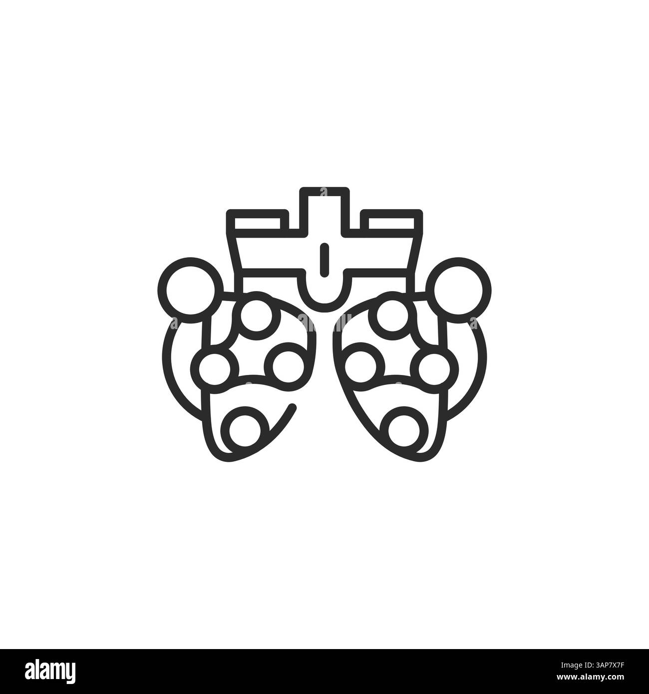 Eye Exam System icon Stock Vector Image & Art - Alamy