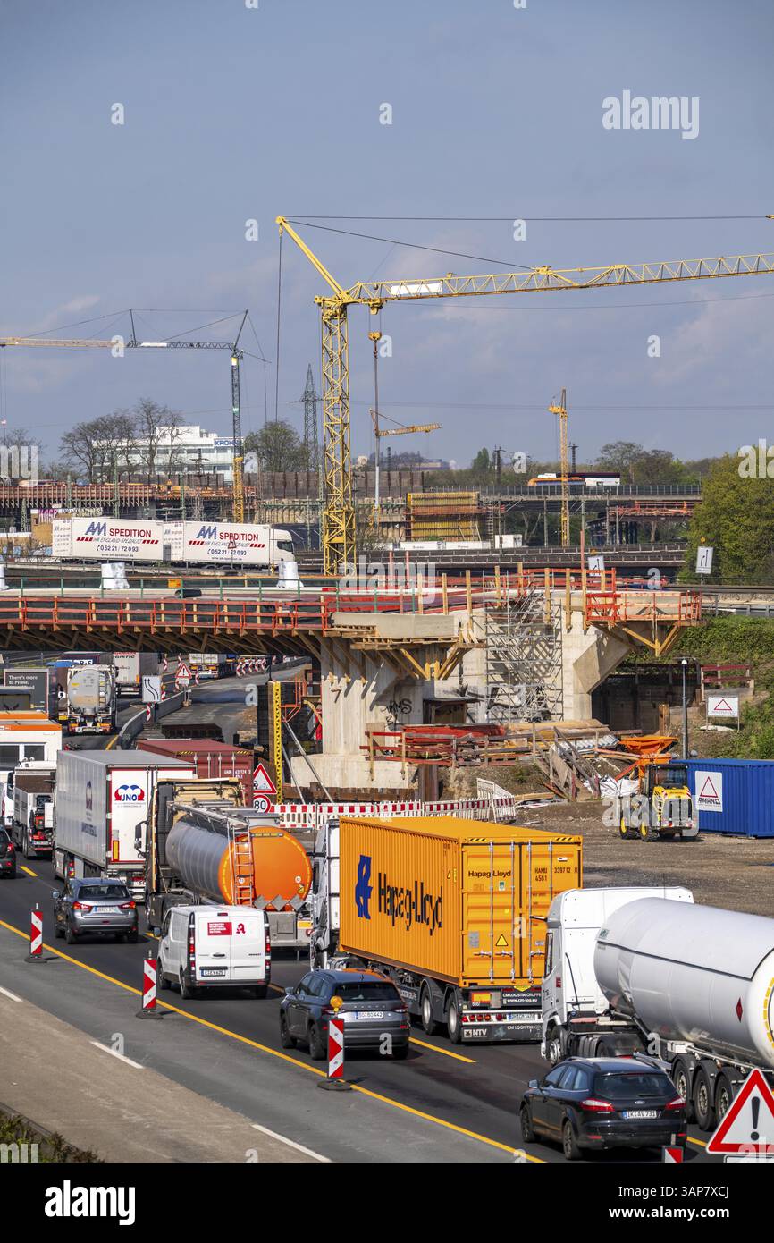 Duisburg-Kaiserberg motorway junction, complete reconstruction and new ...