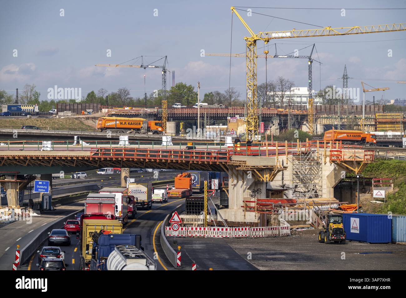 Duisburg-Kaiserberg motorway junction, complete reconstruction and new ...