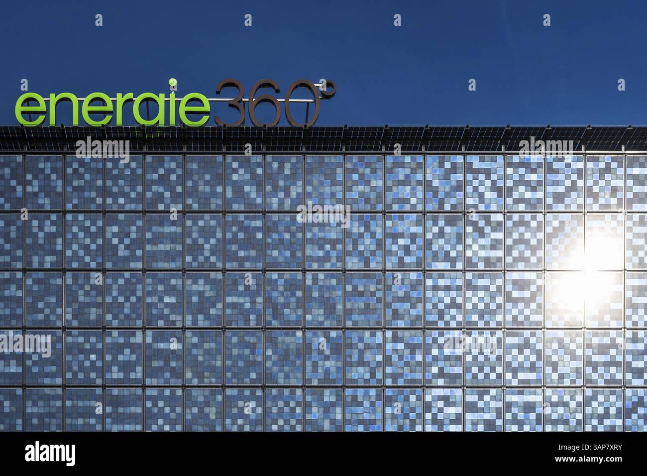Solar facade Energy 360 Stock Photo - Alamy