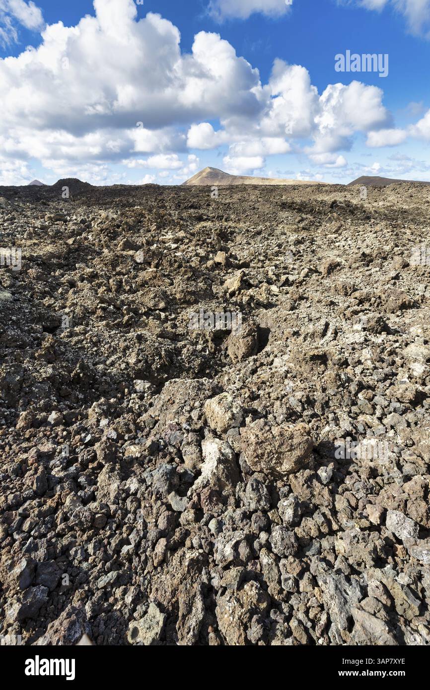 Lava rock, boulders, volcanic eruption of 1730, Los Volcanes Natural ...