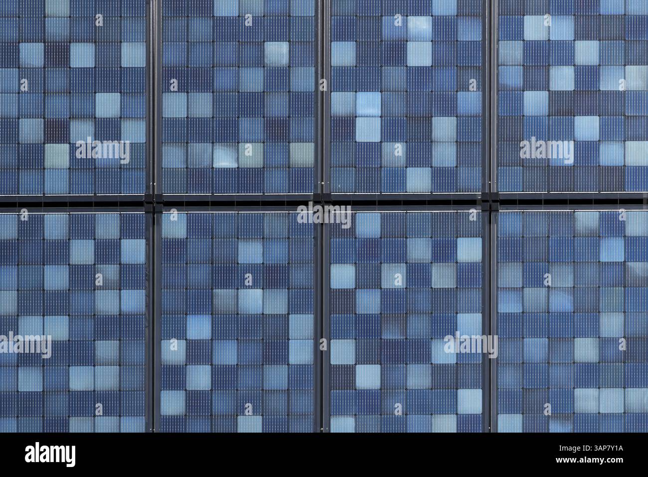 Facade solar panel Stock Photo - Alamy