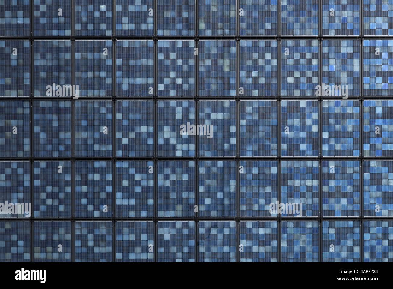 Facade solar panel Stock Photo - Alamy