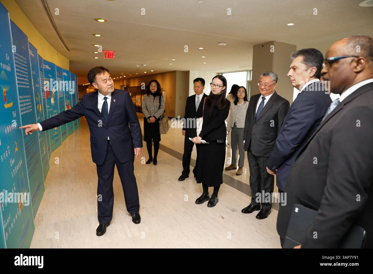 New York, USA.15th April 2025. Fu Cong, China's permanent ...