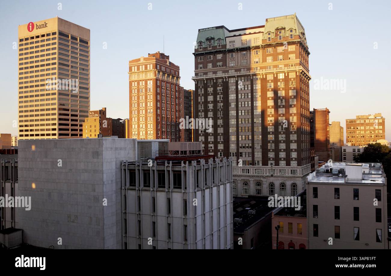 High-rise buildings in Memphis Tennessee, USA, North America Stock ...