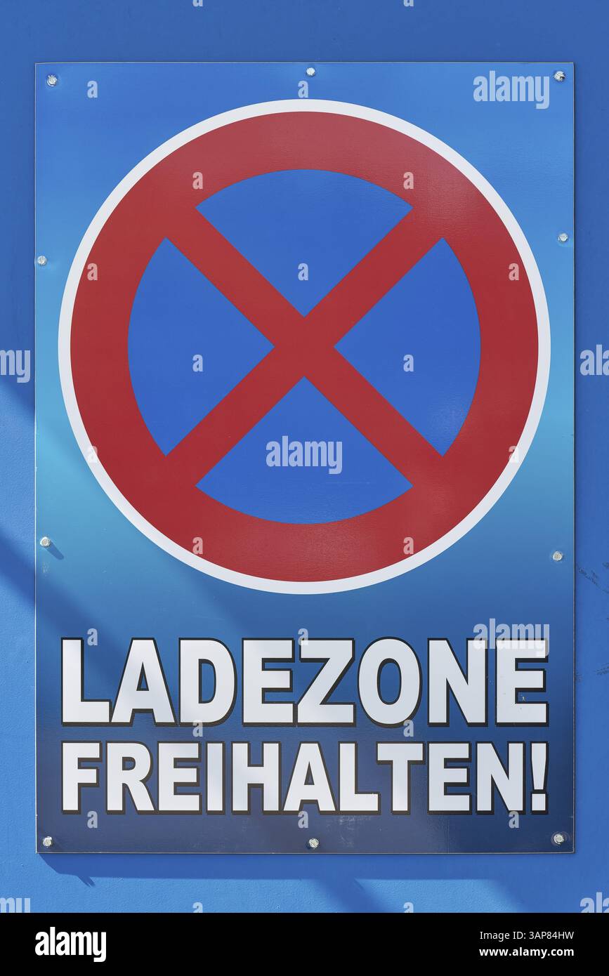 Loading prohibited sign hi-res stock photography and images - Alamy