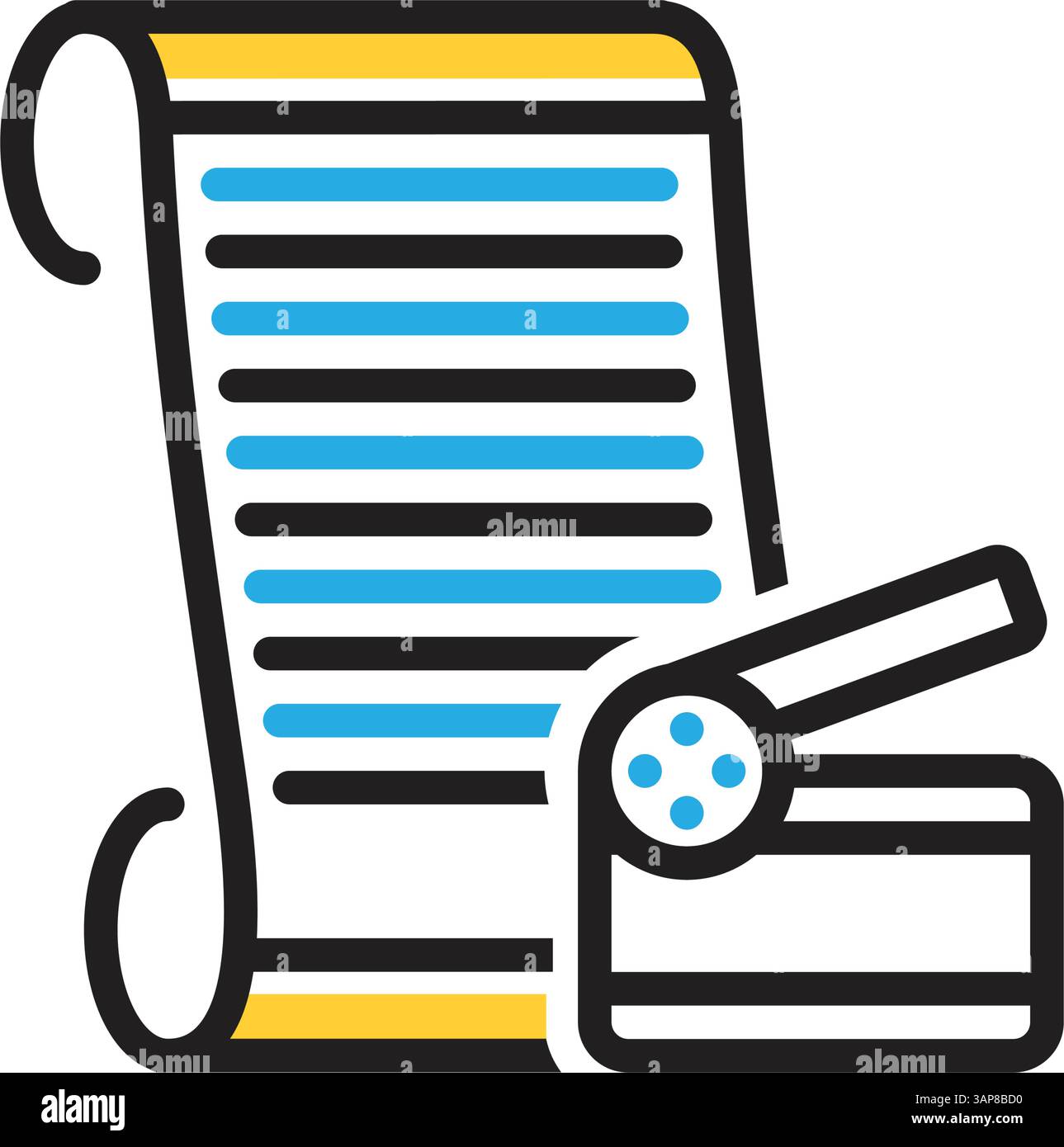 Icon for scenario,screenplay Stock Vector Image & Art - Alamy