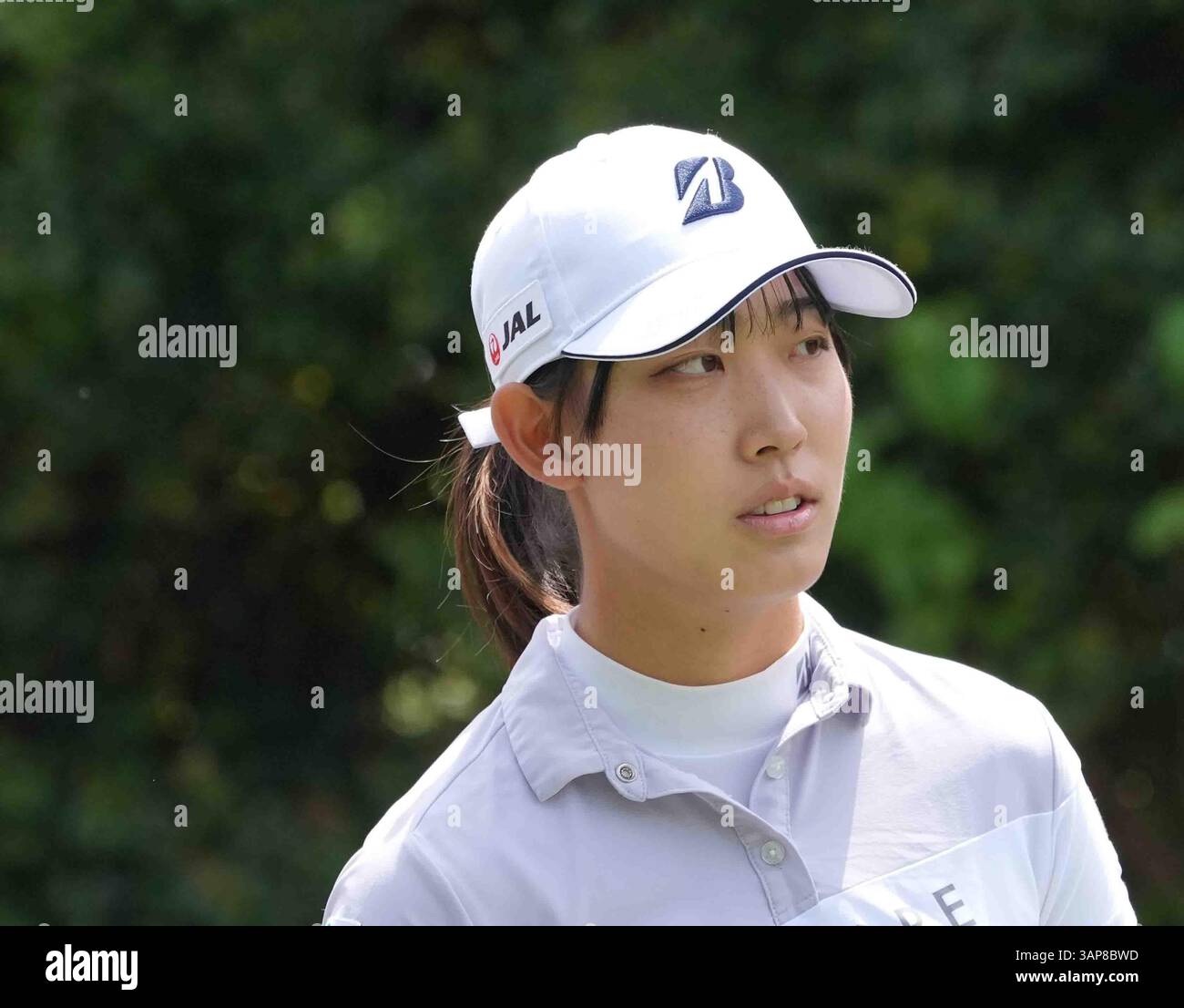 Tarzana, California, USA. April 15, 2025: LPGA - SAKI BABA, professional golfer from Tokyo Japan ...