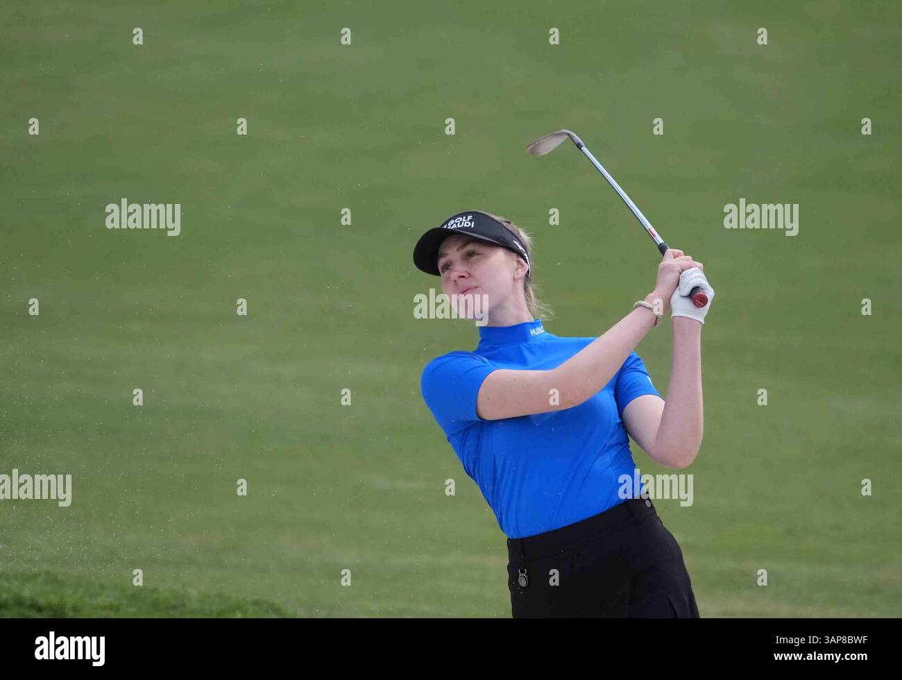 Tarzana, California, USA. April 15, 2025: LPGA OLIVIA COWAN ...