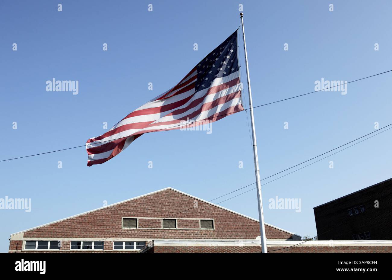 Waving flag of the United States Stock Photo - Alamy