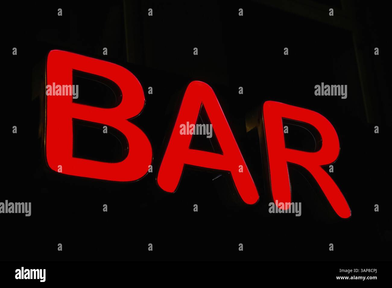 Bar in a German city centre Stock Photo - Alamy