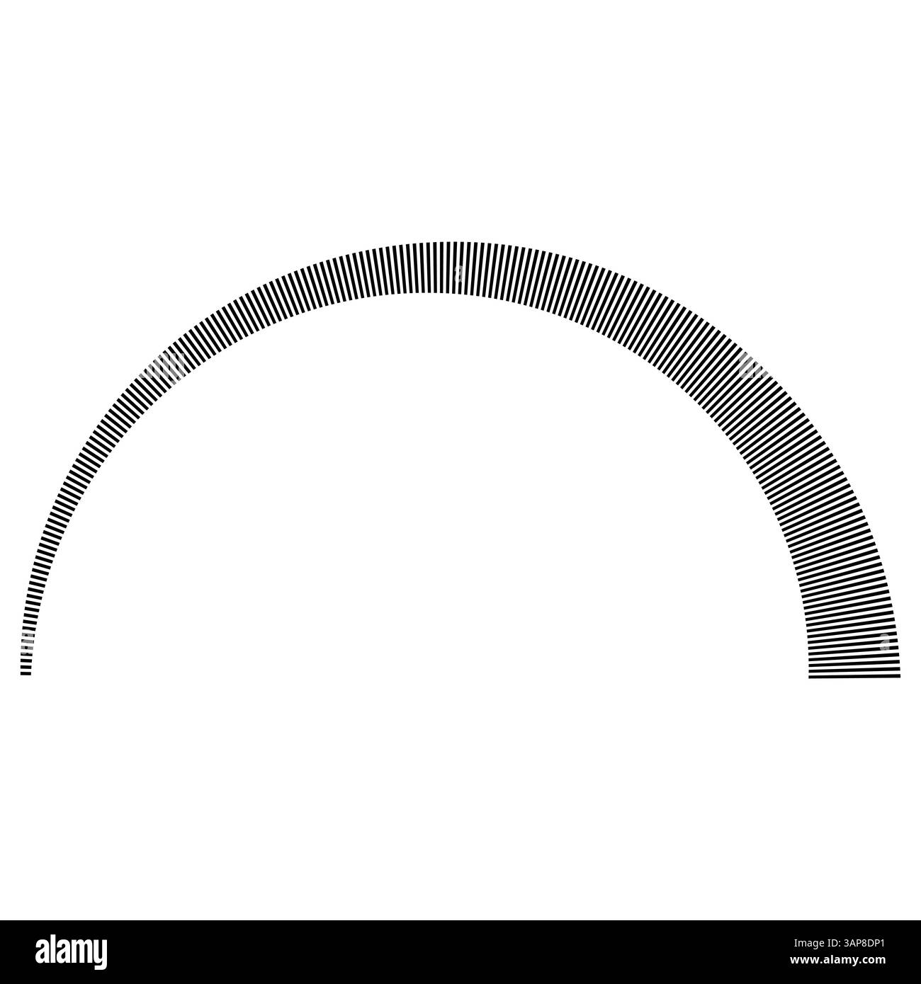 Concentric Arc Lines, Dynamic Movement and Rhythmic Progression Stock ...