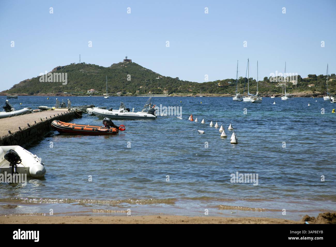Beach in Agay St Raphael, South of France 2022 Stock Photo - Alamy