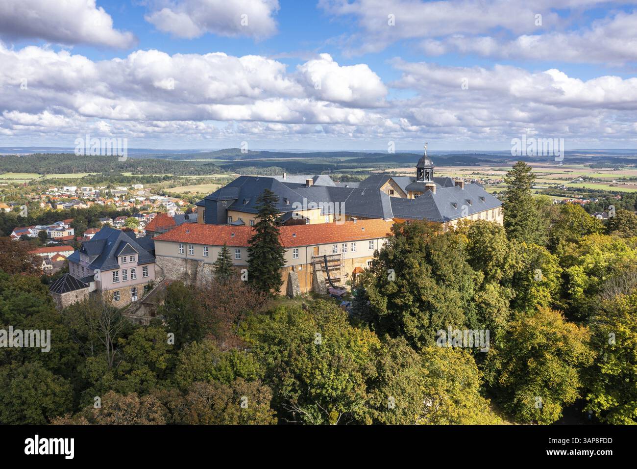 Aerial view of Blankenburg Castle Harz Stock Photo - Alamy
