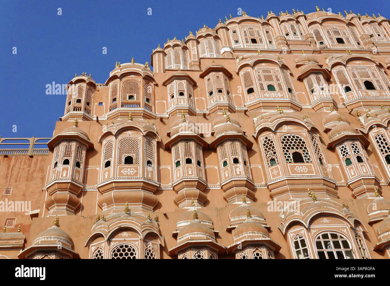 Jaipur, Rajasthan, North India, India, Asia, The impressive facade of ...