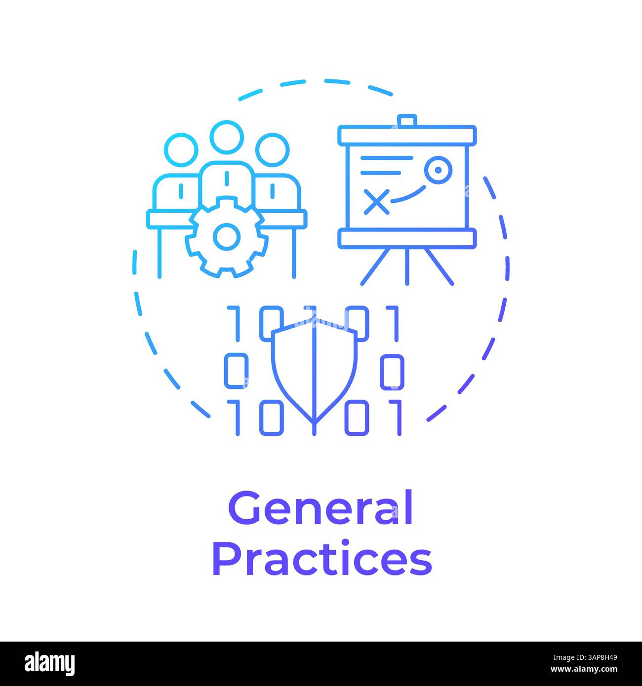 General practices blue gradient concept icon Stock Vector Image & Art - Alamy