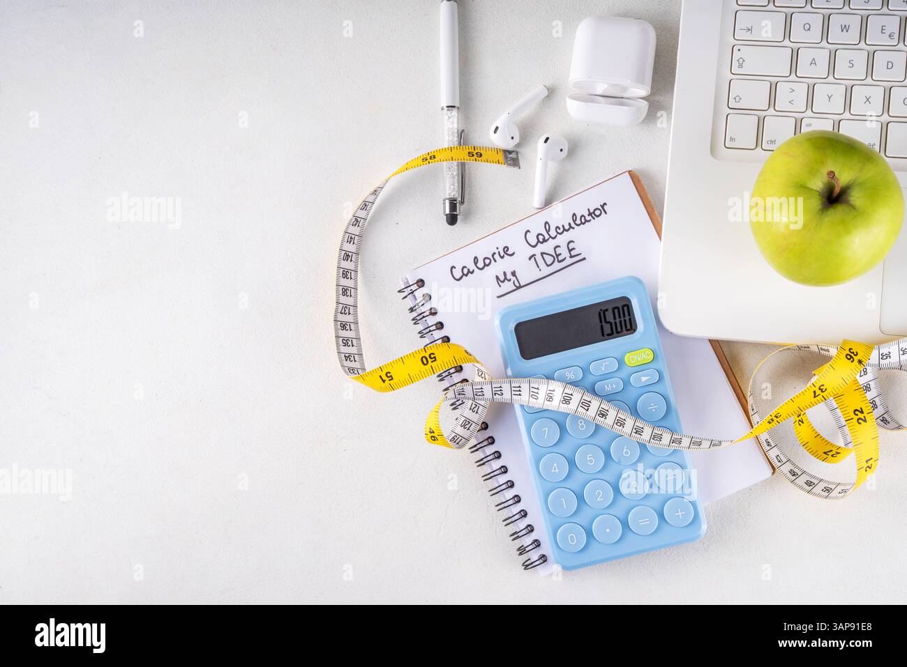 Calorie calculator, healthy TDEE concept. Calorie calculation based on ...