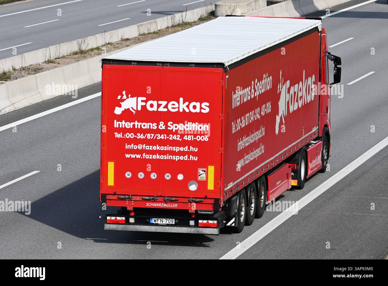 Fazekas Intertrans Spedition aus Ungarn. Der Fuhrpark besteht aus 60 ...