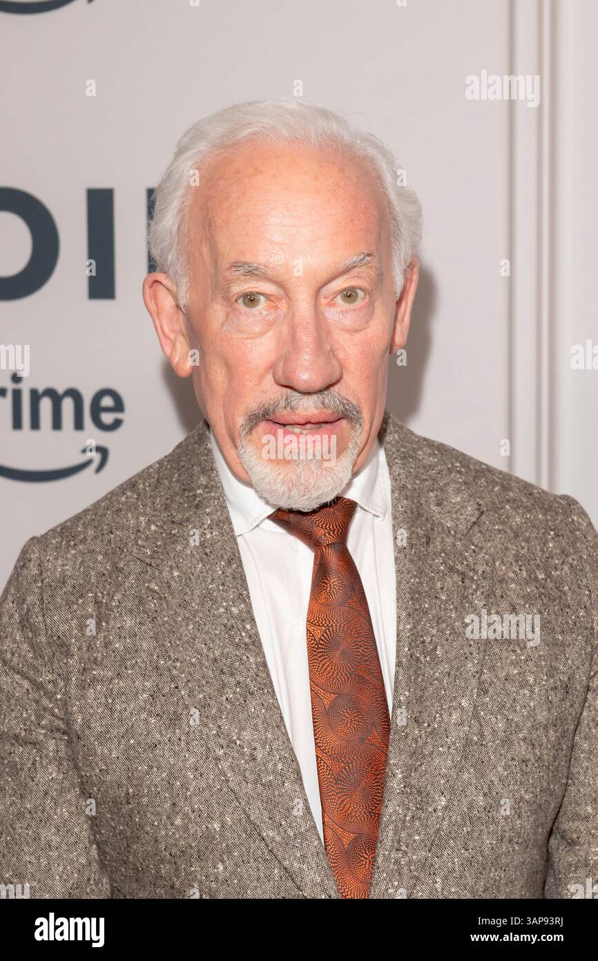 New York, United States. 15th Apr, 2025. Simon Callow attends Prime ...
