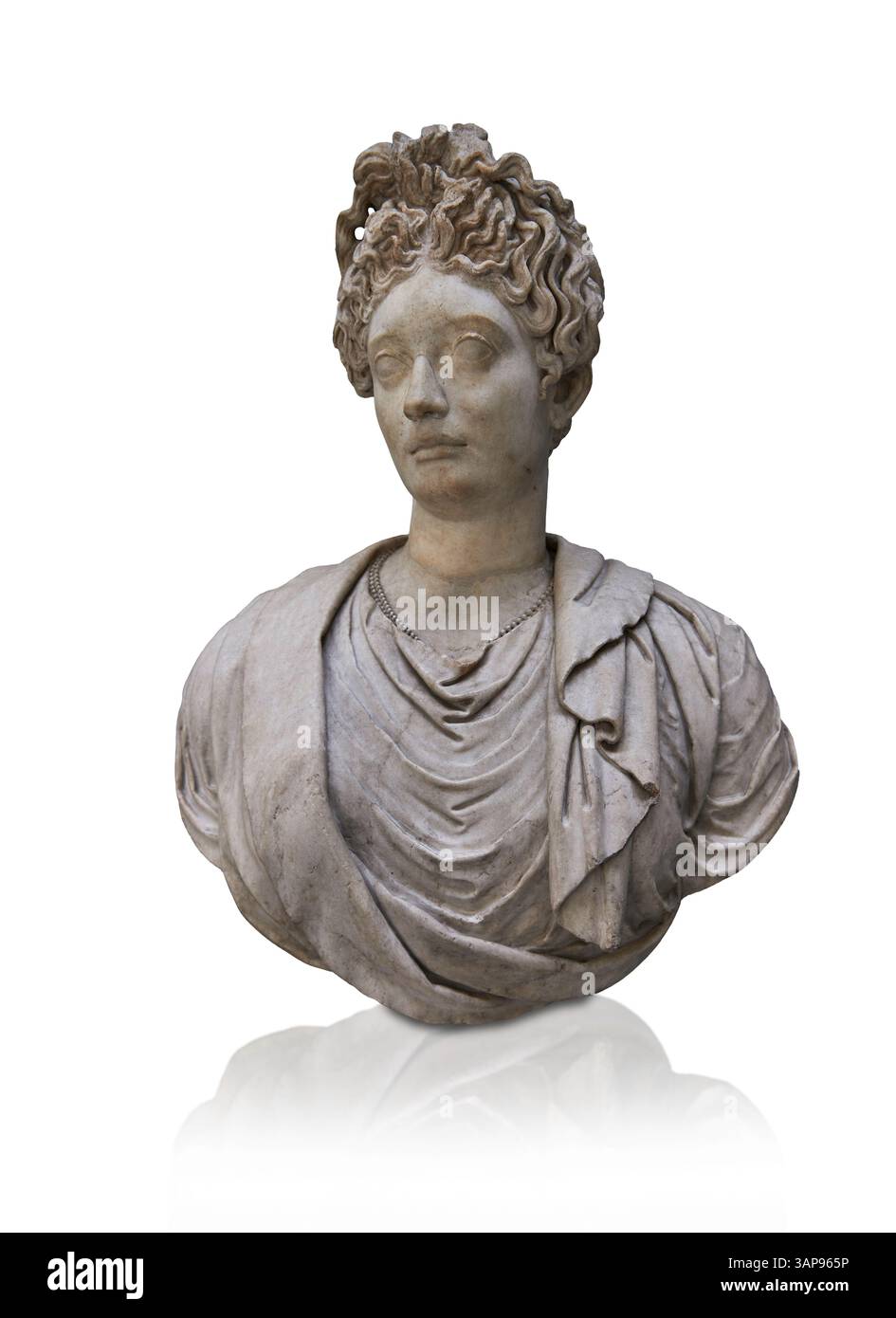 Roman portrait bust of Julia Flavia, also known as Julia Titi, daughter ...