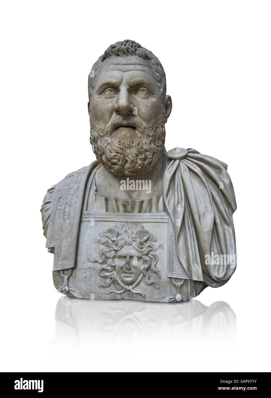 Roman portrait bust of lucius fulvius plautianus hi-res stock ...