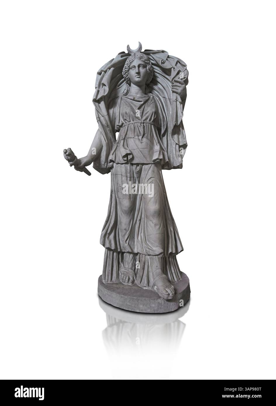 Roman selene sculpture Cut Out Stock Images & Pictures - Alamy