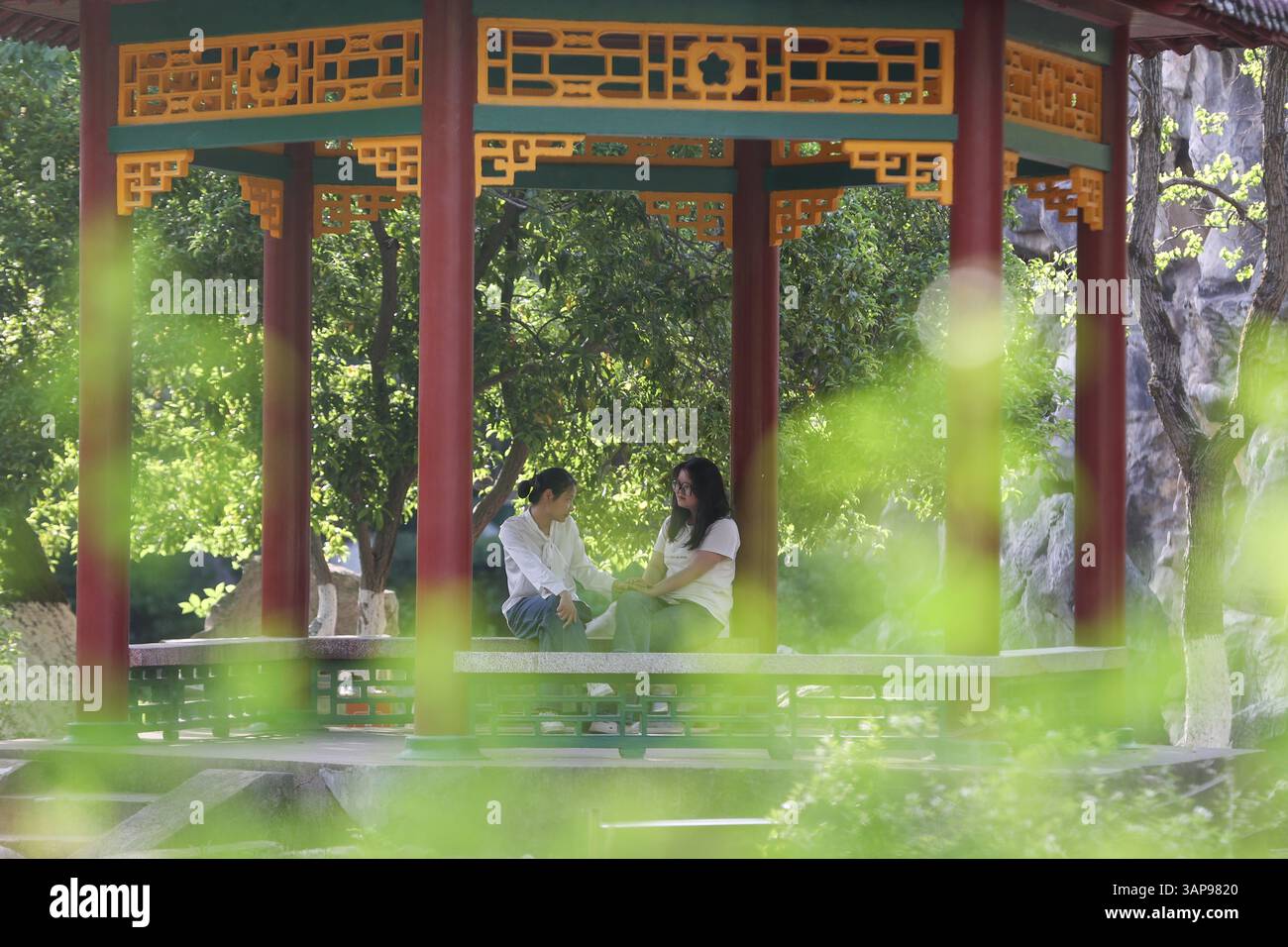Nanchang,China.15th April 2025. People's Park, the largest ...