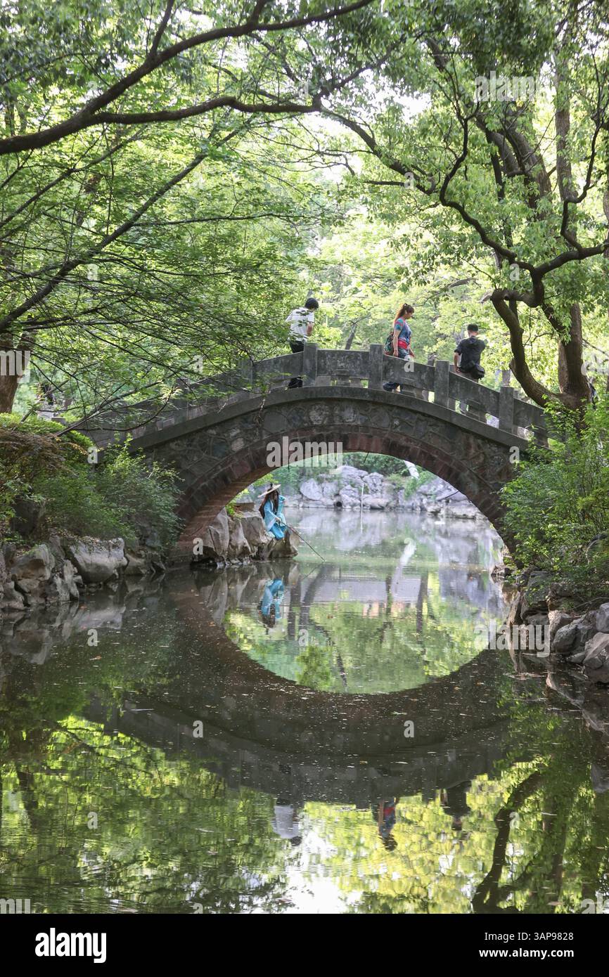 Nanchang,China.15th April 2025. People's Park, the largest ...