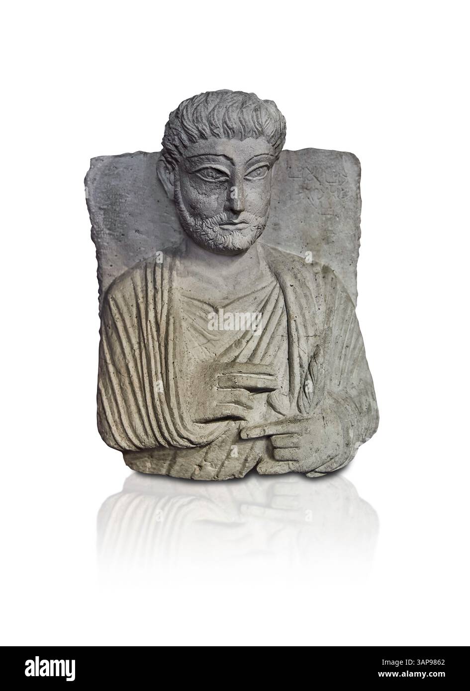 Roman marble limestone funerary portrait sculpture of a man from ...