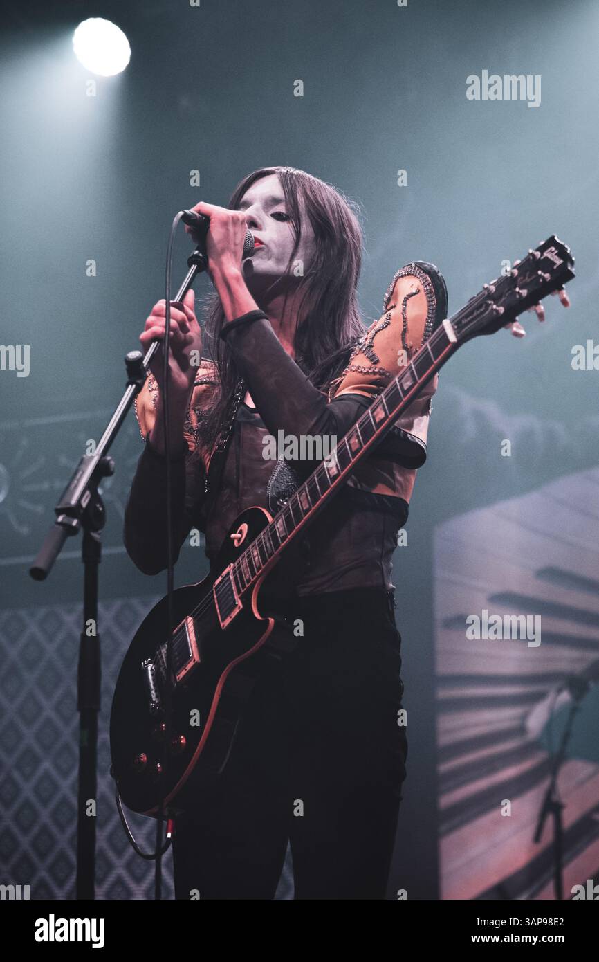 ITALY, VENARIA, APRIL 16TH 2025: The italian singer Lucio Corsi, runner ...