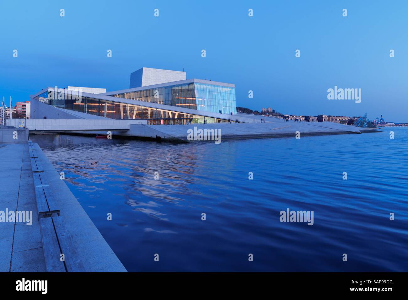 Oslo, Norway - Norwegian National Opera and Ballet by Snøhetta, across ...