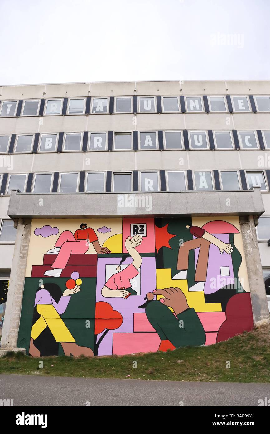 Das Rechenzentrum in Potsdam, 15. April 2025. Rechenzentrum Potsdam ...