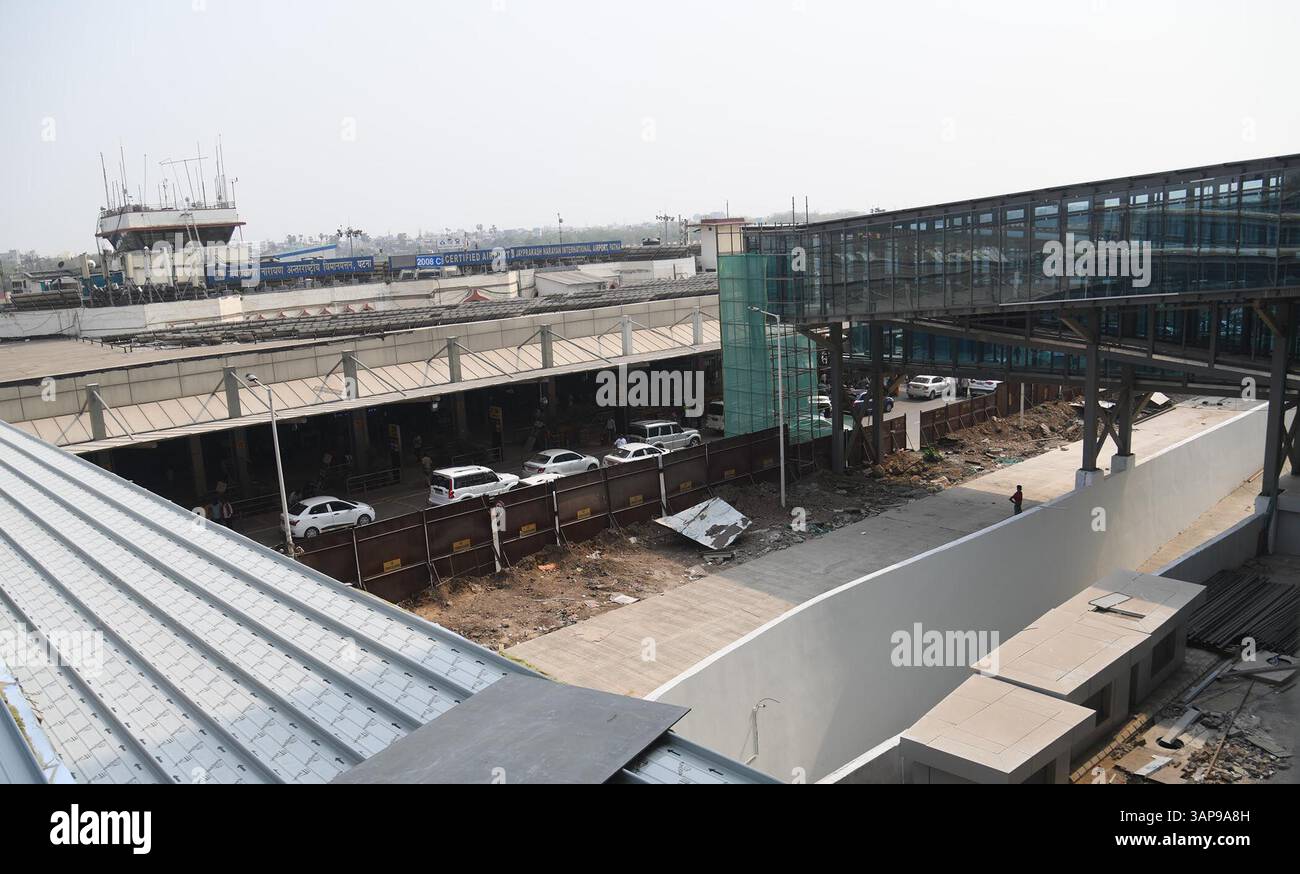 PATNA, INDIA - APRIL 15: Final preparations undergoing at Jayaprakash ...