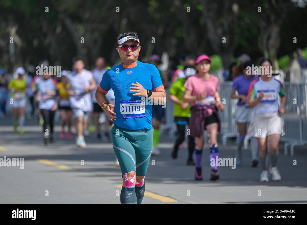 The 2025 Wenjiang Half Marathon kicks off in Chengdu City, southwest ...
