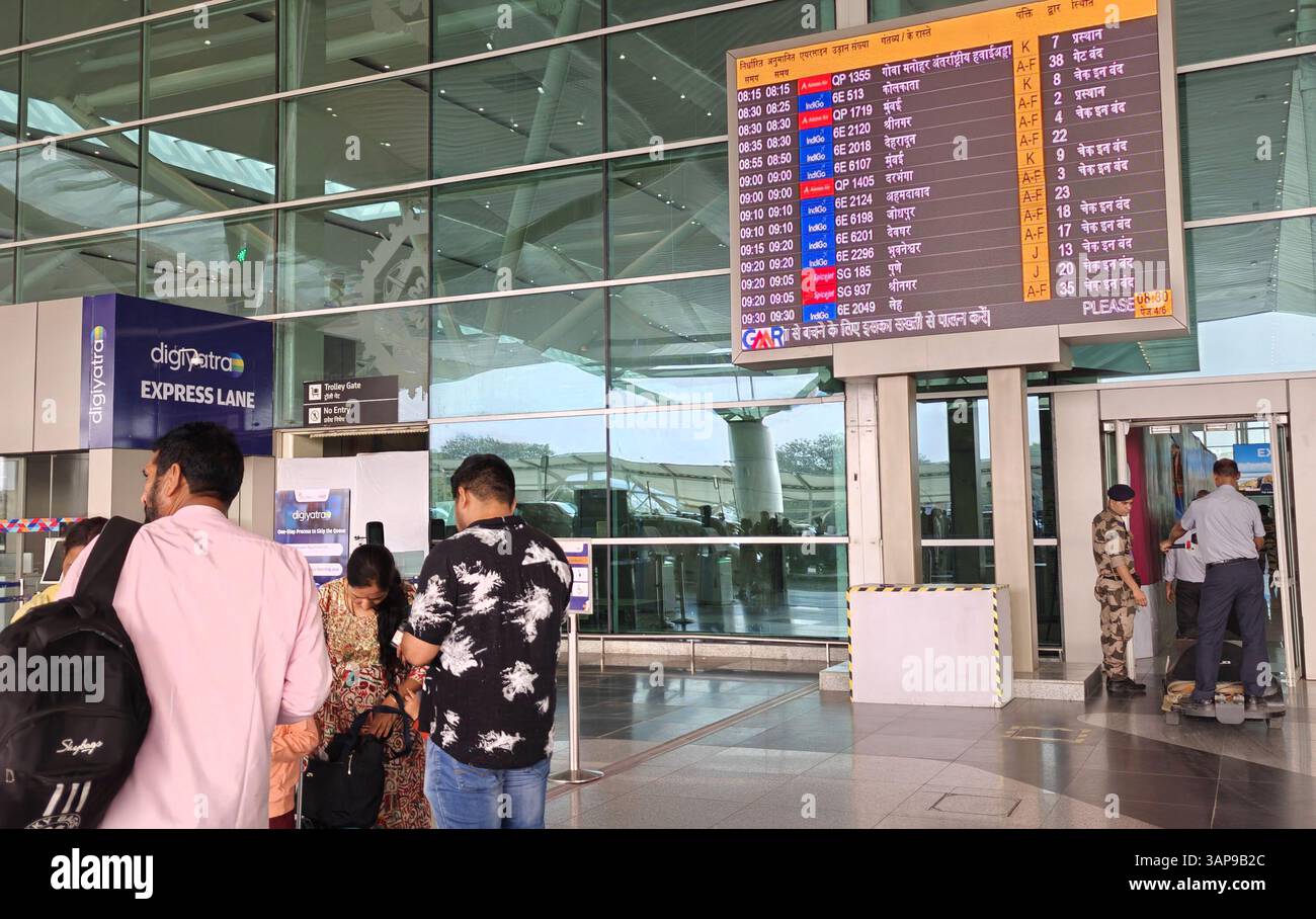 New Delhi, India. 15th Apr, 2025. NEW DELHI, INDIA - APRIL 15: Terminal ...