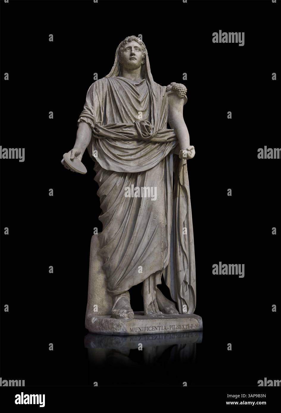 Roman augustus genius sculpture hi-res stock photography and images - Alamy