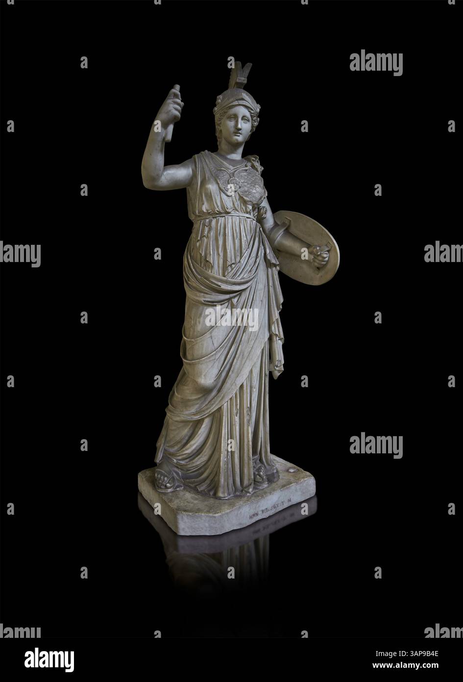 Roman nymph athena statue hi-res stock photography and images - Alamy