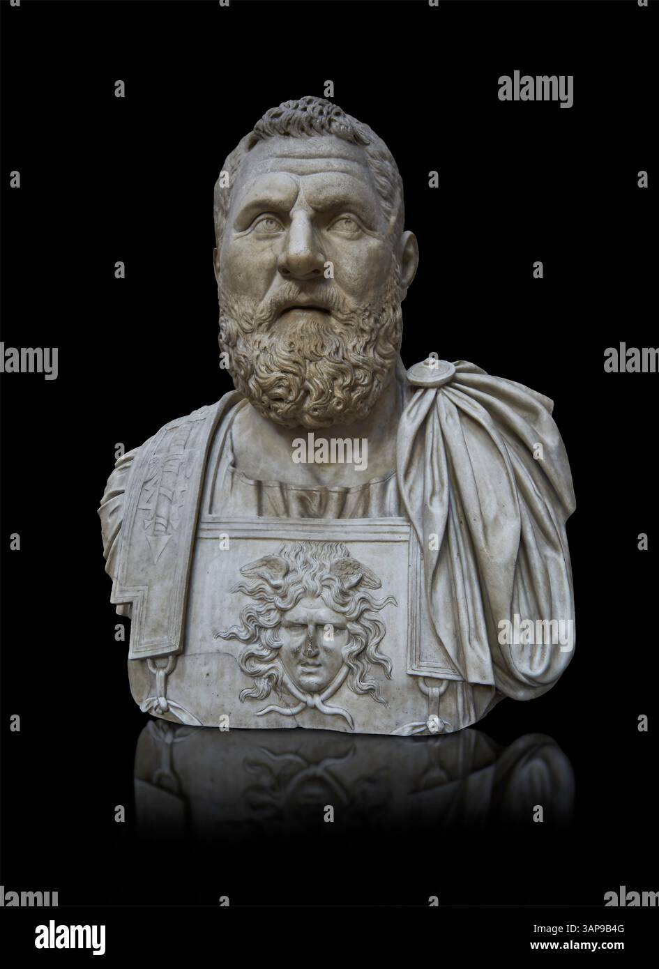 Roman portrait bust of Gaius or Lucius Fulvius Plautianus consul and ...