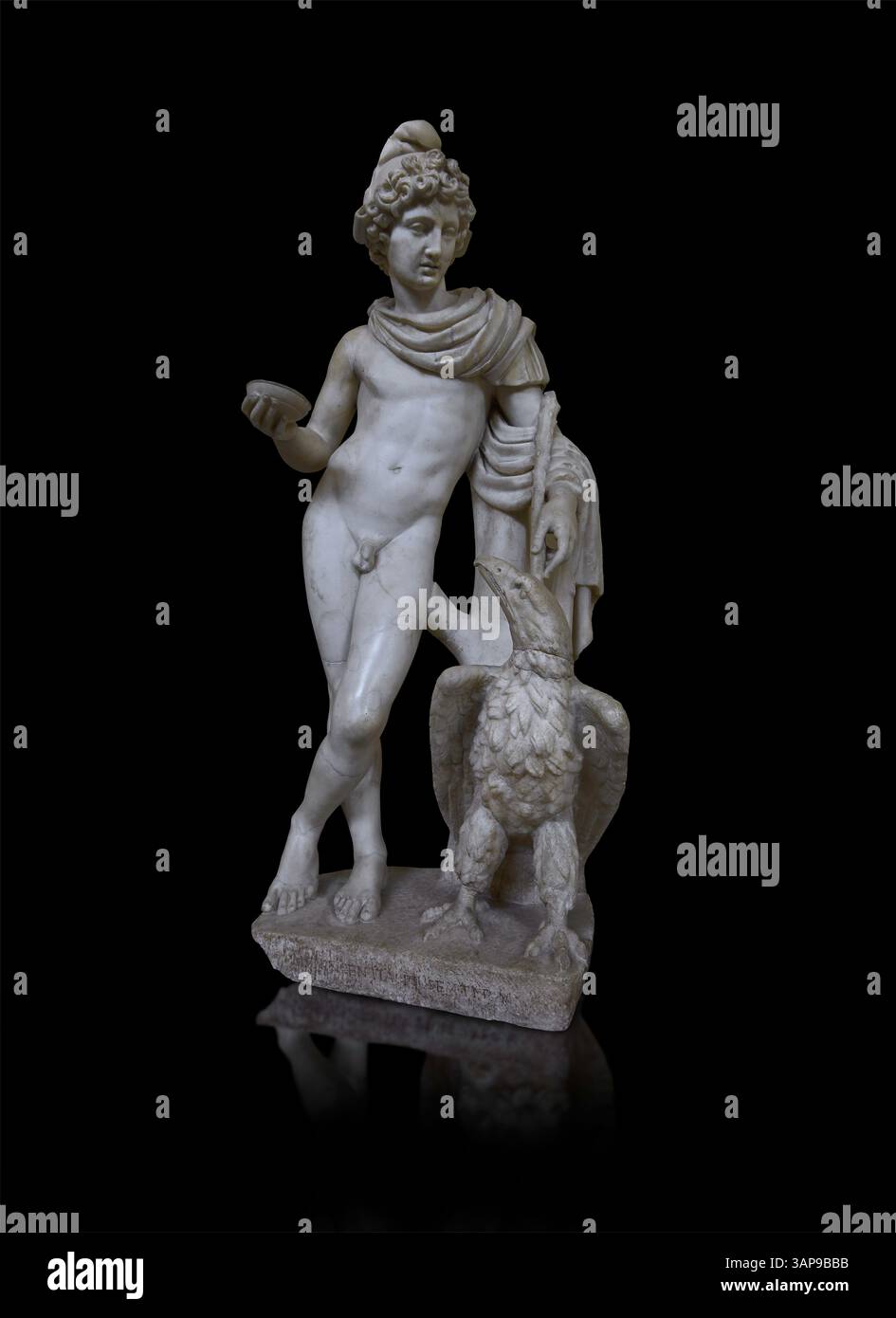 Roman ganymede myth statue hi-res stock photography and images - Alamy